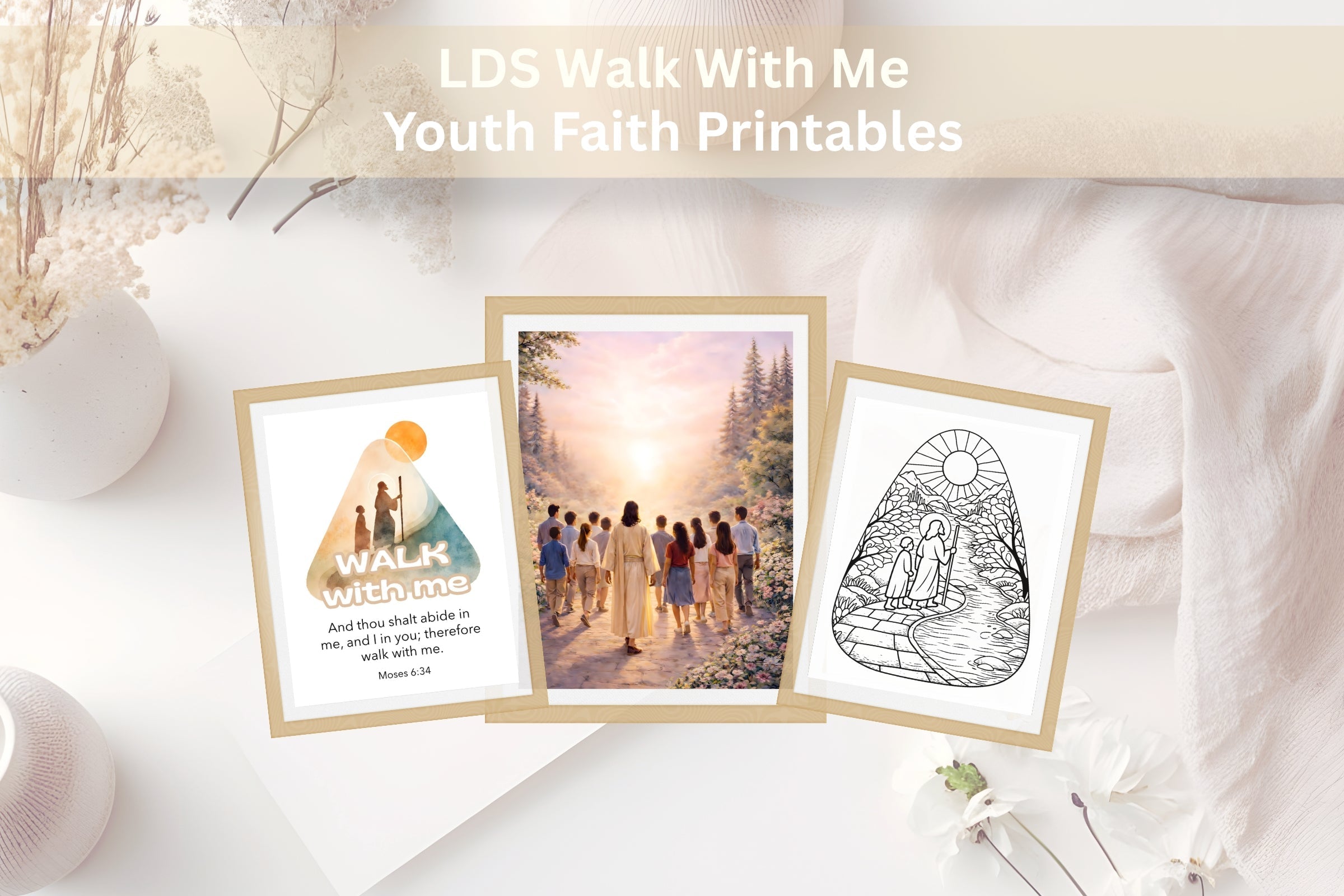 LDS Walk With Me Youth Printables | Faith-Based Resources for Teens ...