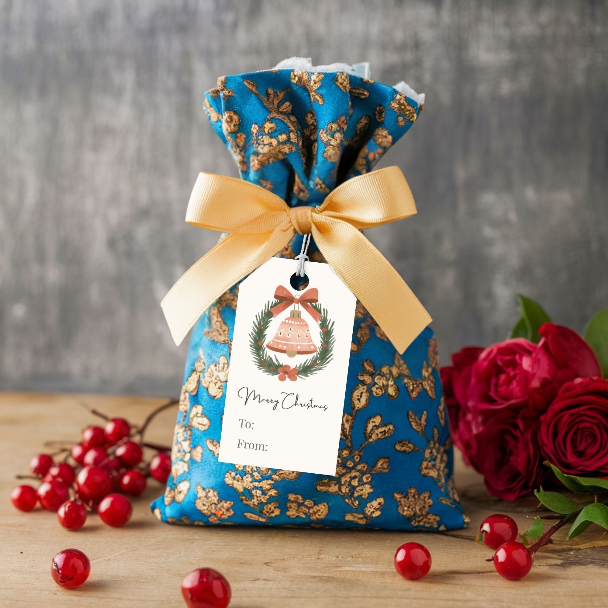 Neutral Christmas Gift Tags Printable | Scandi Ornament Labels (Digital ...