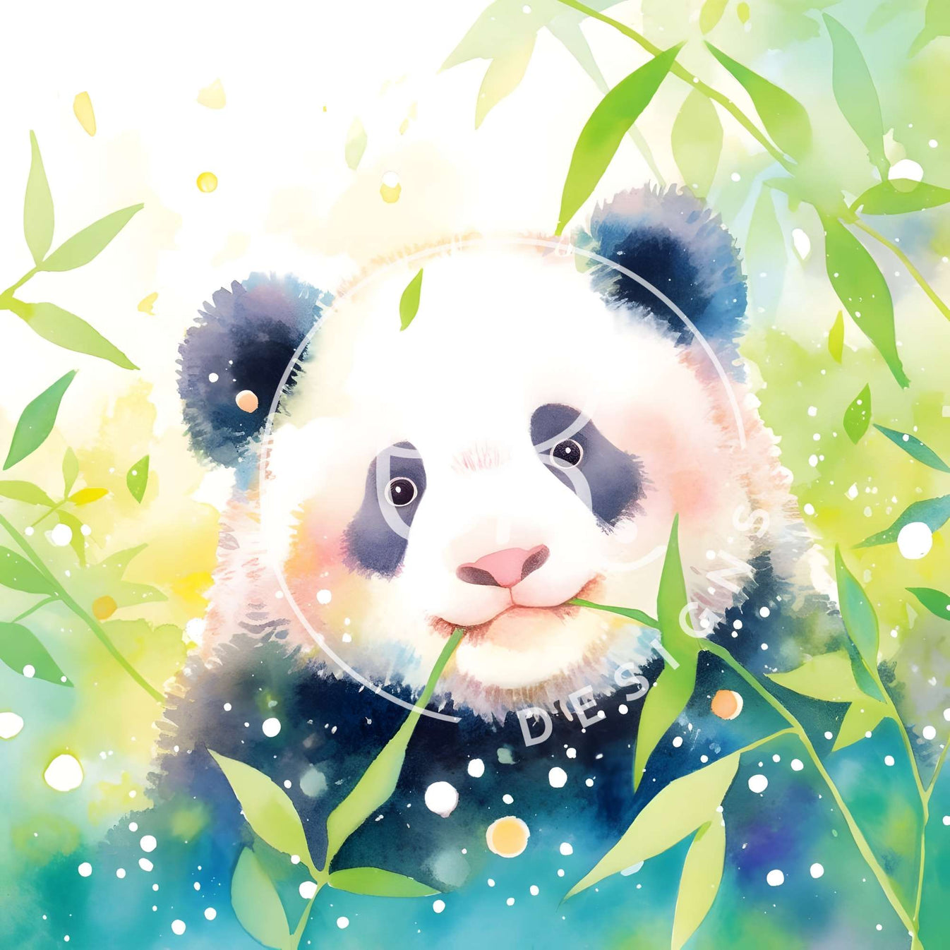 Panda Nursery Art Bundle – 11 Watercolor Prints – Digital Kim Designs